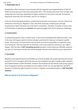 The Unforeseen Challenges of SAP S_4HANA Implementation.pdf