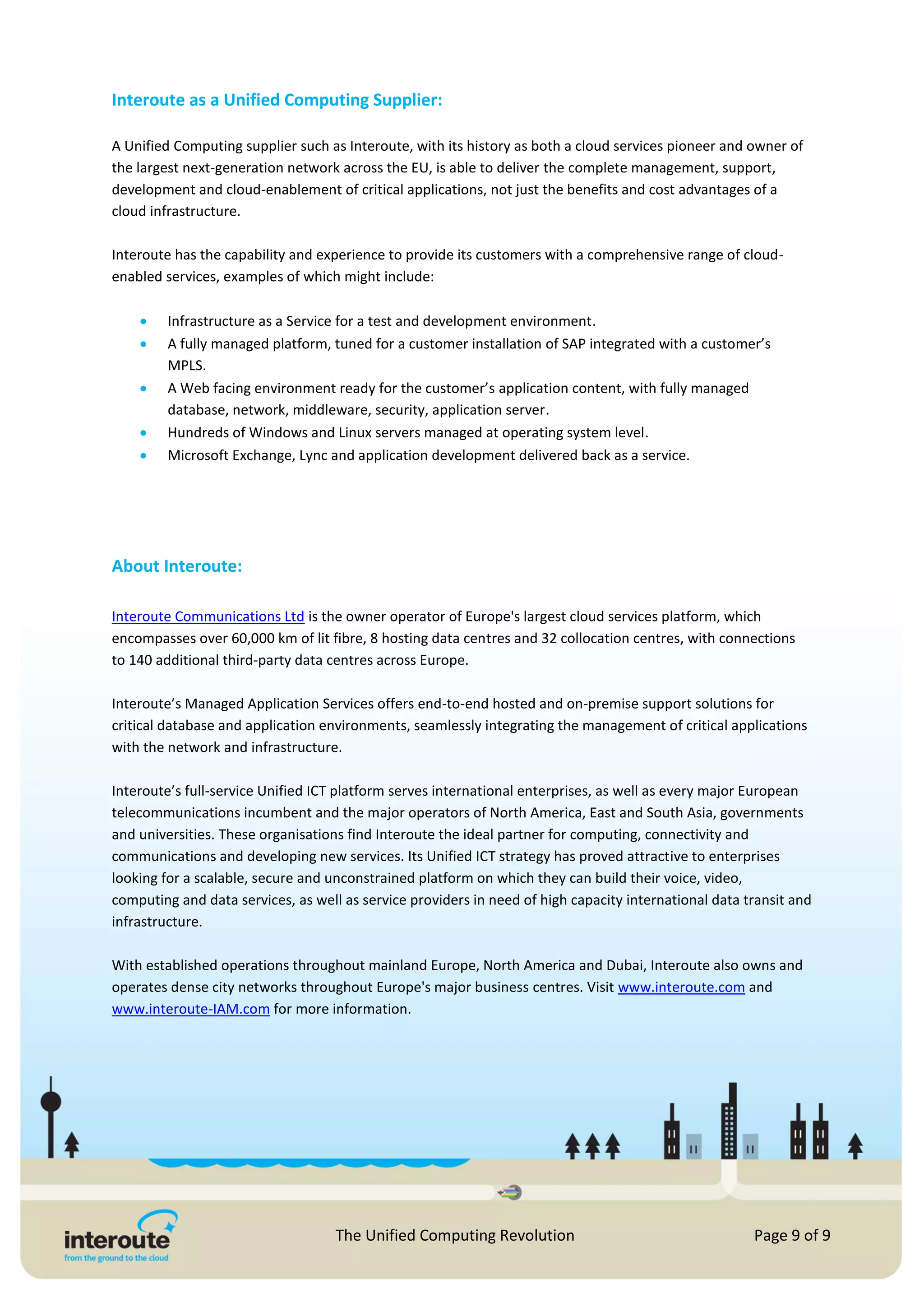 Unified Computing Whitepaper | PDF