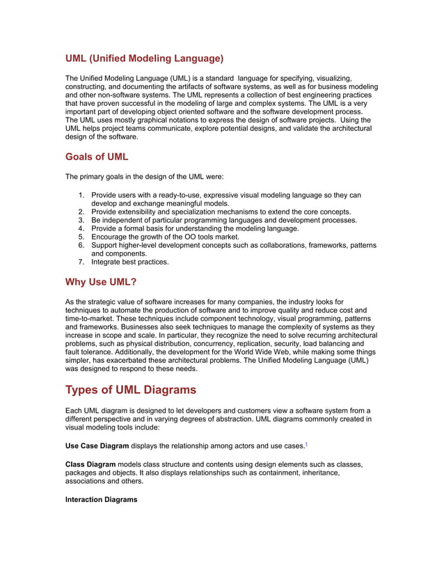 Design UML diagrams | PDF