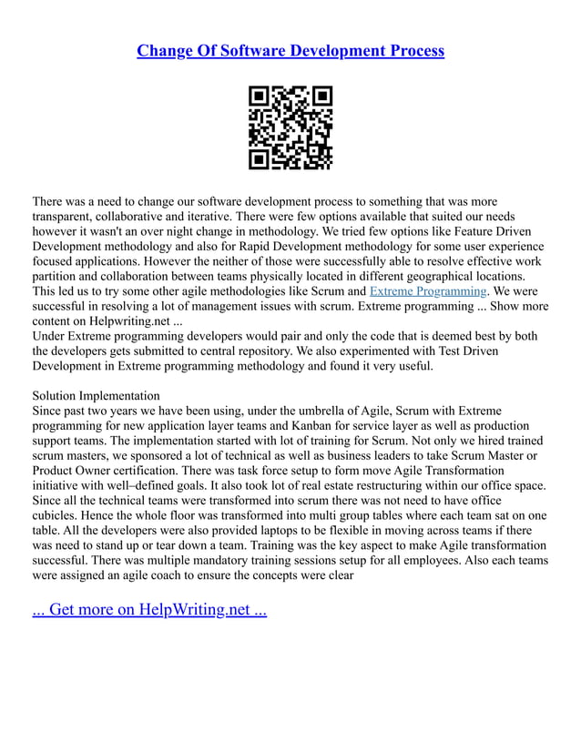 The Unified Software Development Process Framework | PDF