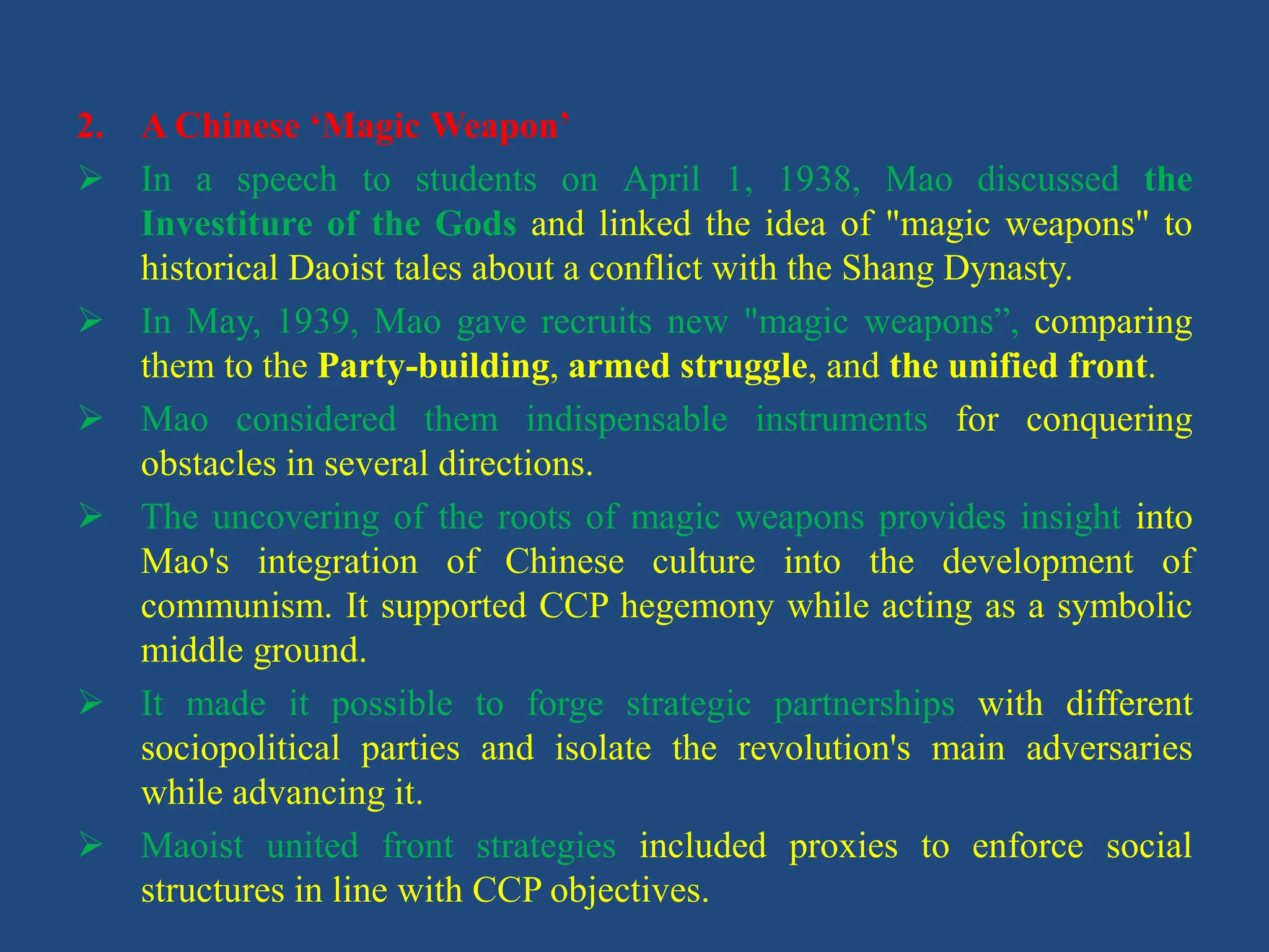 The United Front The Magic Weapon of the CCP.pptx