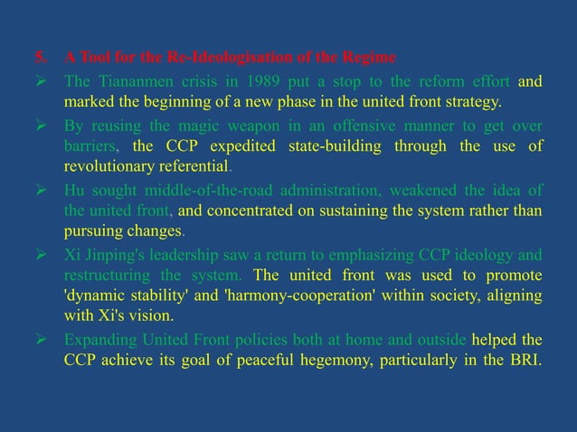 The United Front The Magic Weapon of the CCP.pptx