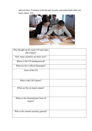 The United Nation Organization | PDF