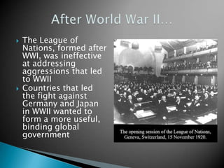 The United Nations | PPTX | Political Issues & policy | Politics