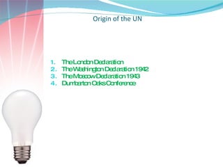 The United Nations | PPT | Death, Injury, or Military Conflict ...