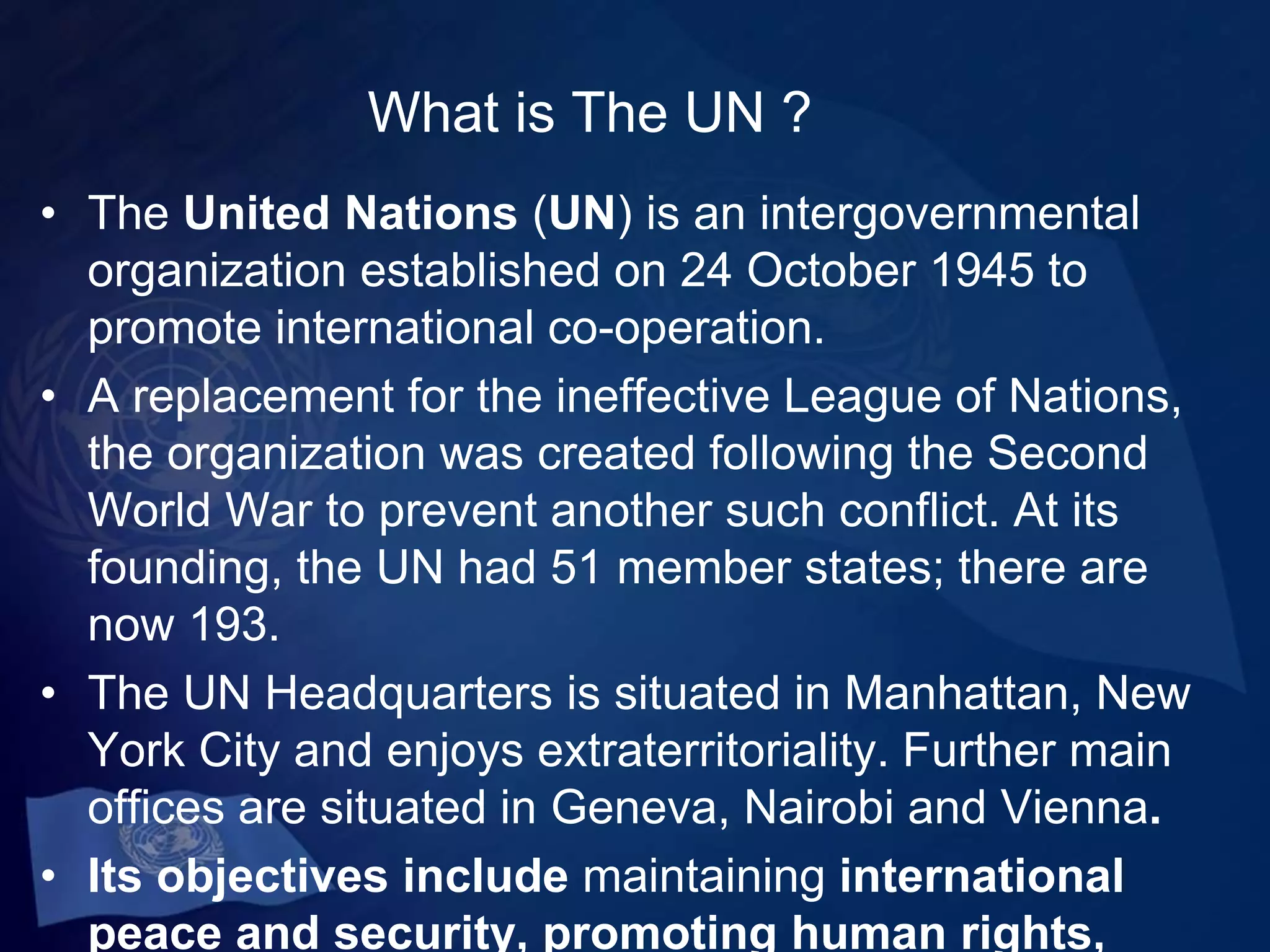 The united nations | PPTX