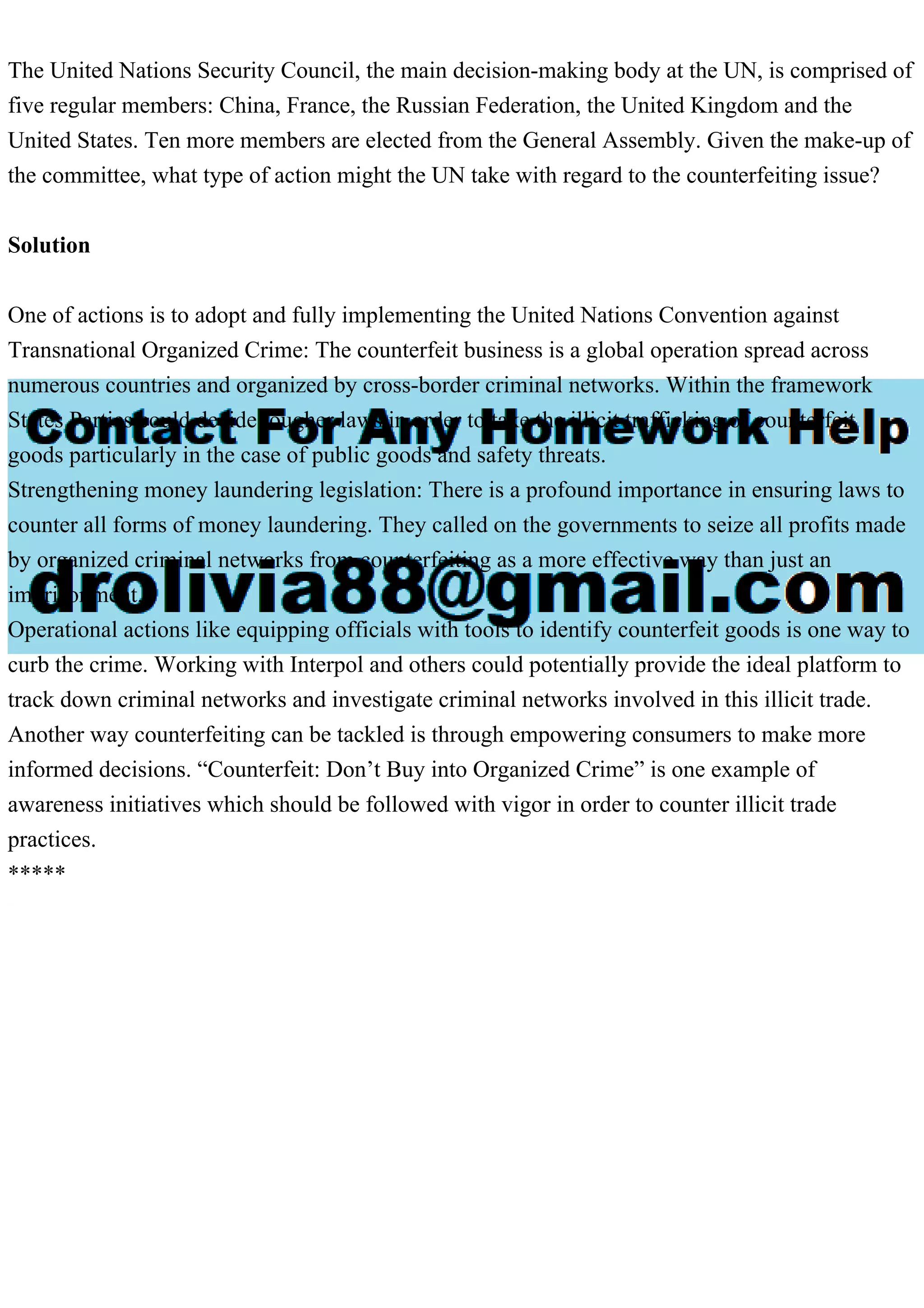 The United Nations Security Council, the main decision-making body a.pdf | Crime & Harmful Acts ...