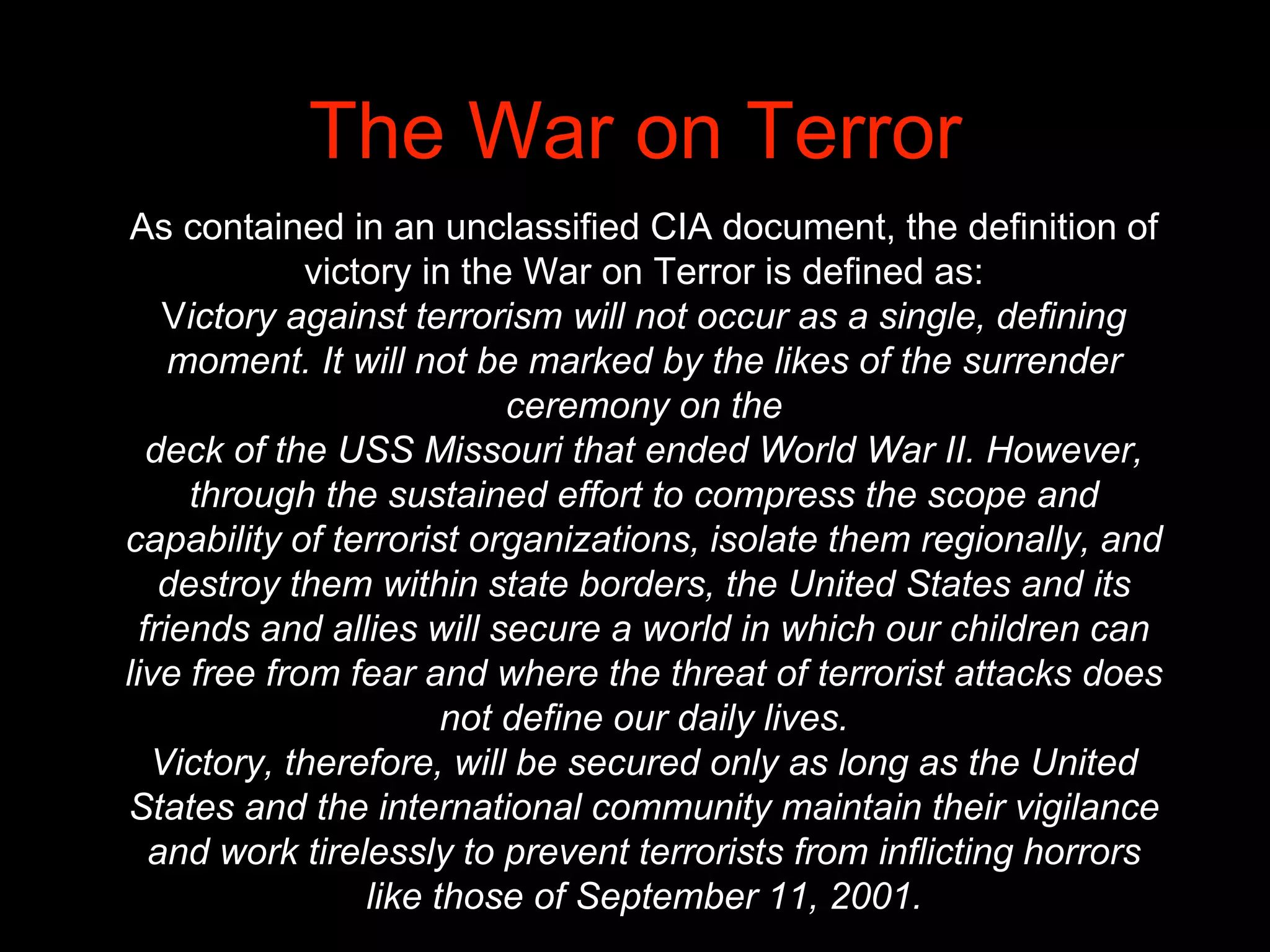 The United States and declaring war | PPTX