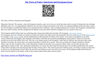 The United States And Native Americans Essay | PPT
