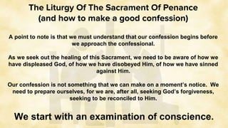 The Forgotten Sacrament: The Sacrament of Reconciliation | PPTX