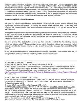 The United States Code: Is It The law? | PDF