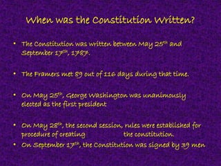 The united states constitution | PPTX