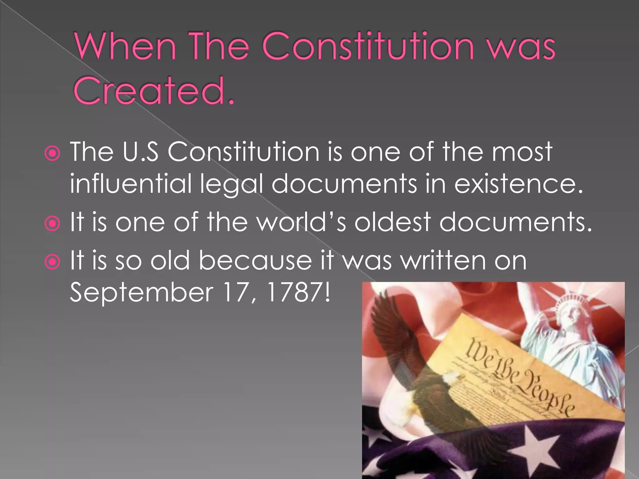 The united states constitution | PPTX | Civic affairs | Politics