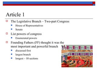 The united states constitution | PPT