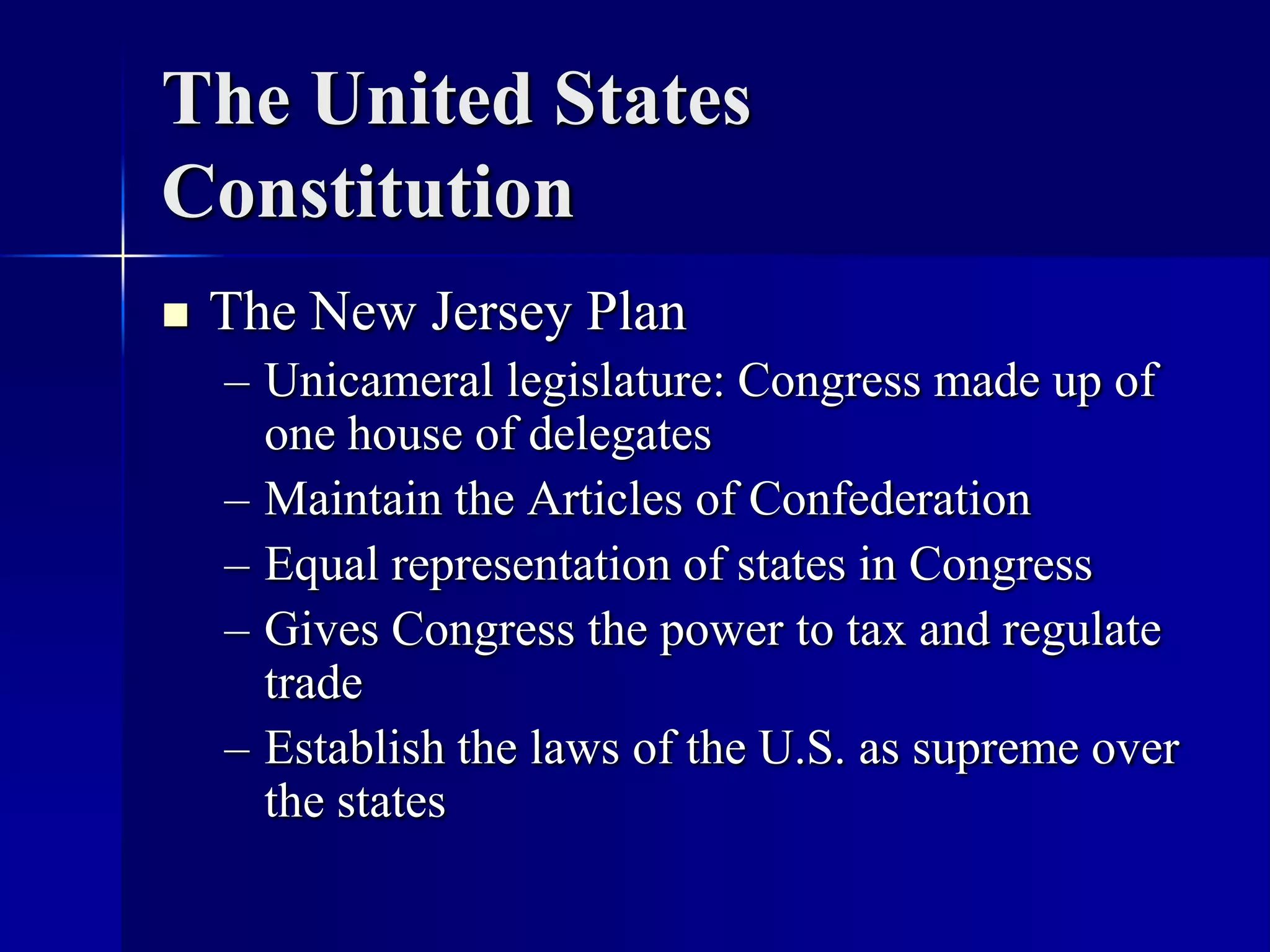 Chapter 5 and 6: The United States Constitution | PPT