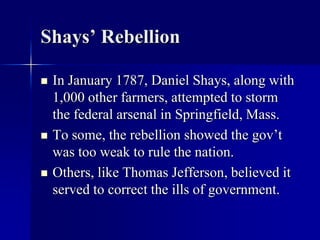 Chapter 5 and 6: The United States Constitution | PPT