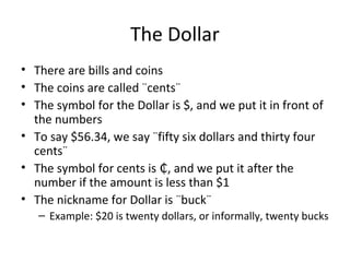 The united states dollar | PPT
