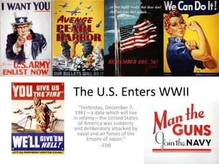 The United States Enters WWII | PPT