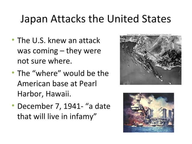 The United States Enters WWII | PPT