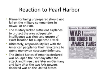 The United States Enters WWII | PPT