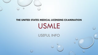the_united_states_medical_licensing_examination.ppt