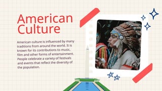 The United States Of America Introduction Presentation in Red ...
