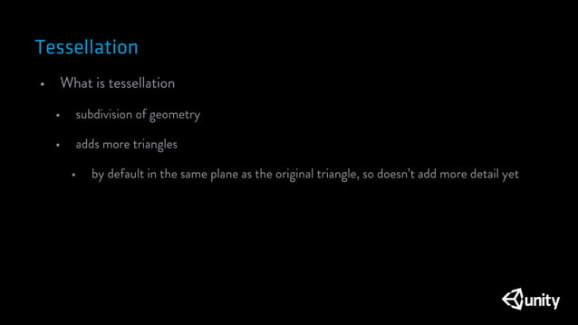 [UniteKorea2013] The Unity Rendering Pipeline | PPT