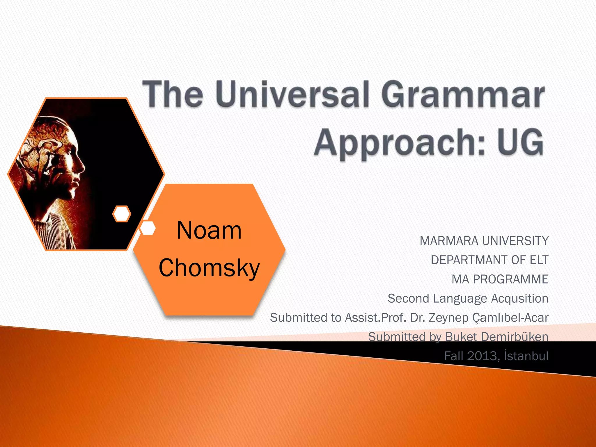 The universal grammar approach | PPTX