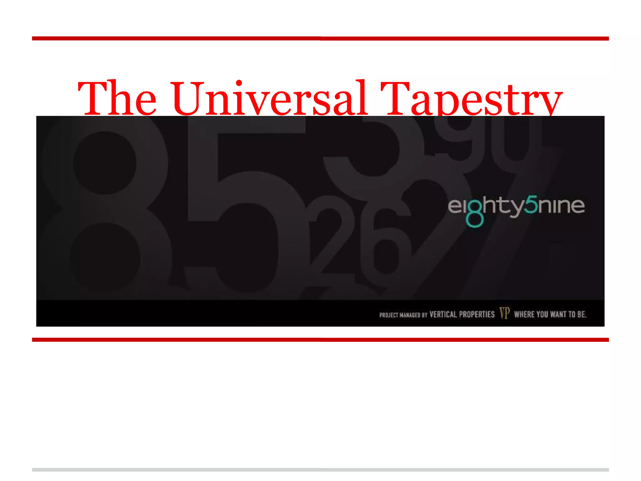 The universal tapestry | PPT