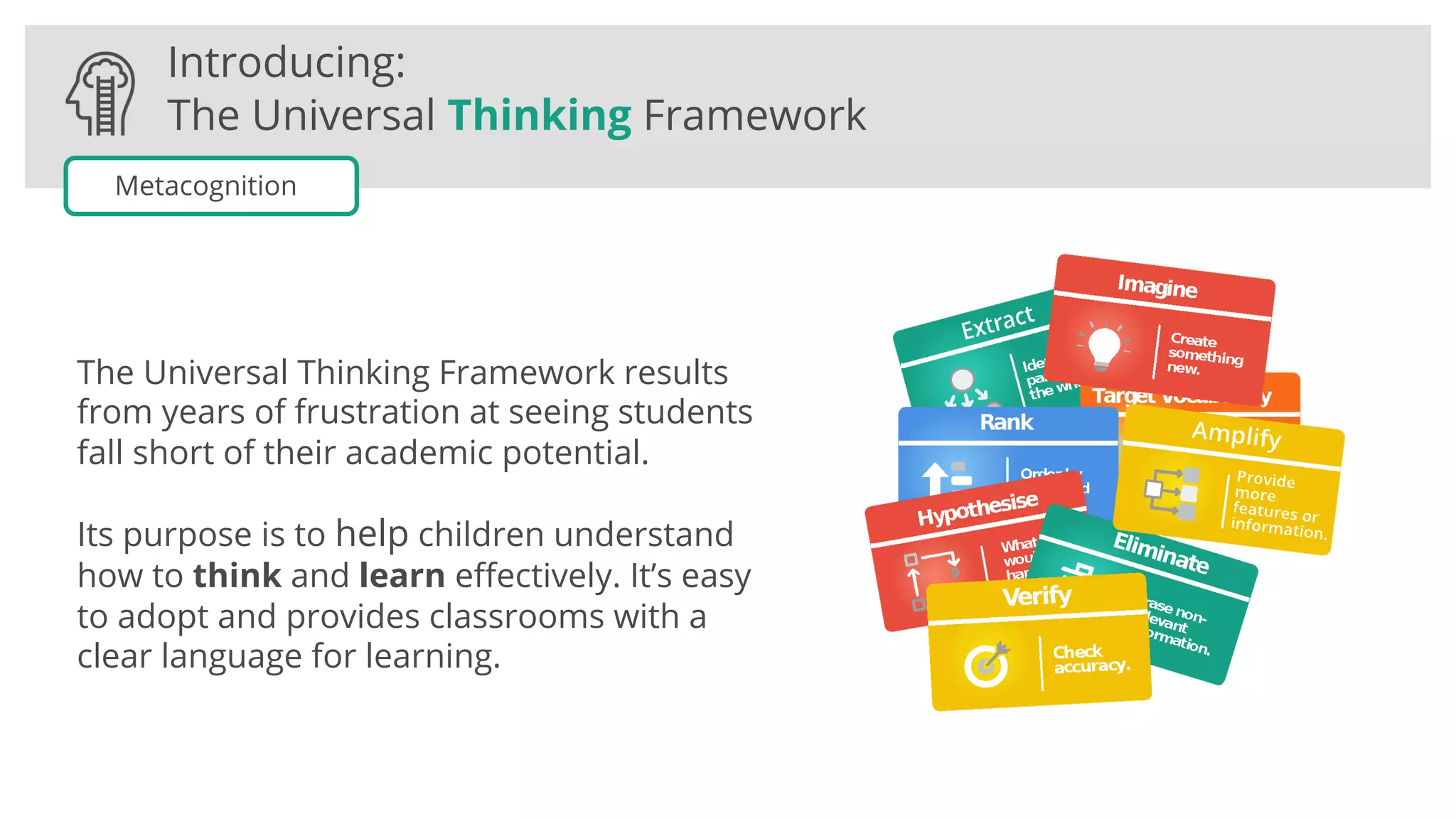The universal thinking framework presentation | PDF