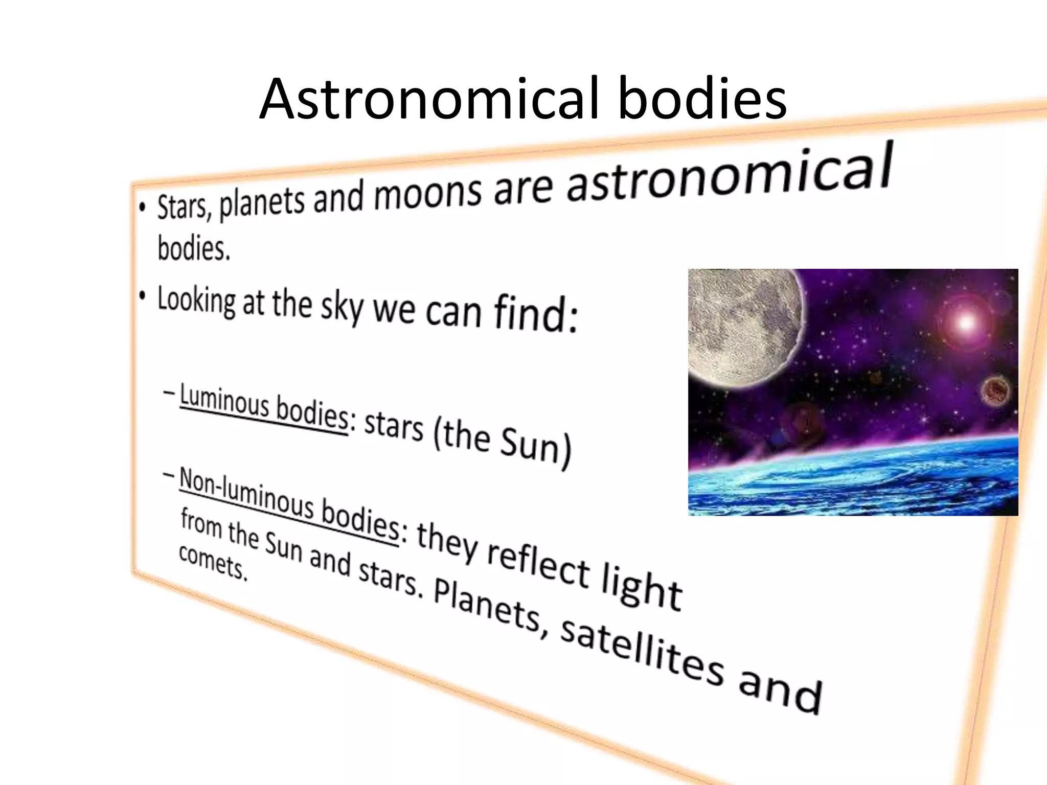 The Universe and the Earth | PPTX