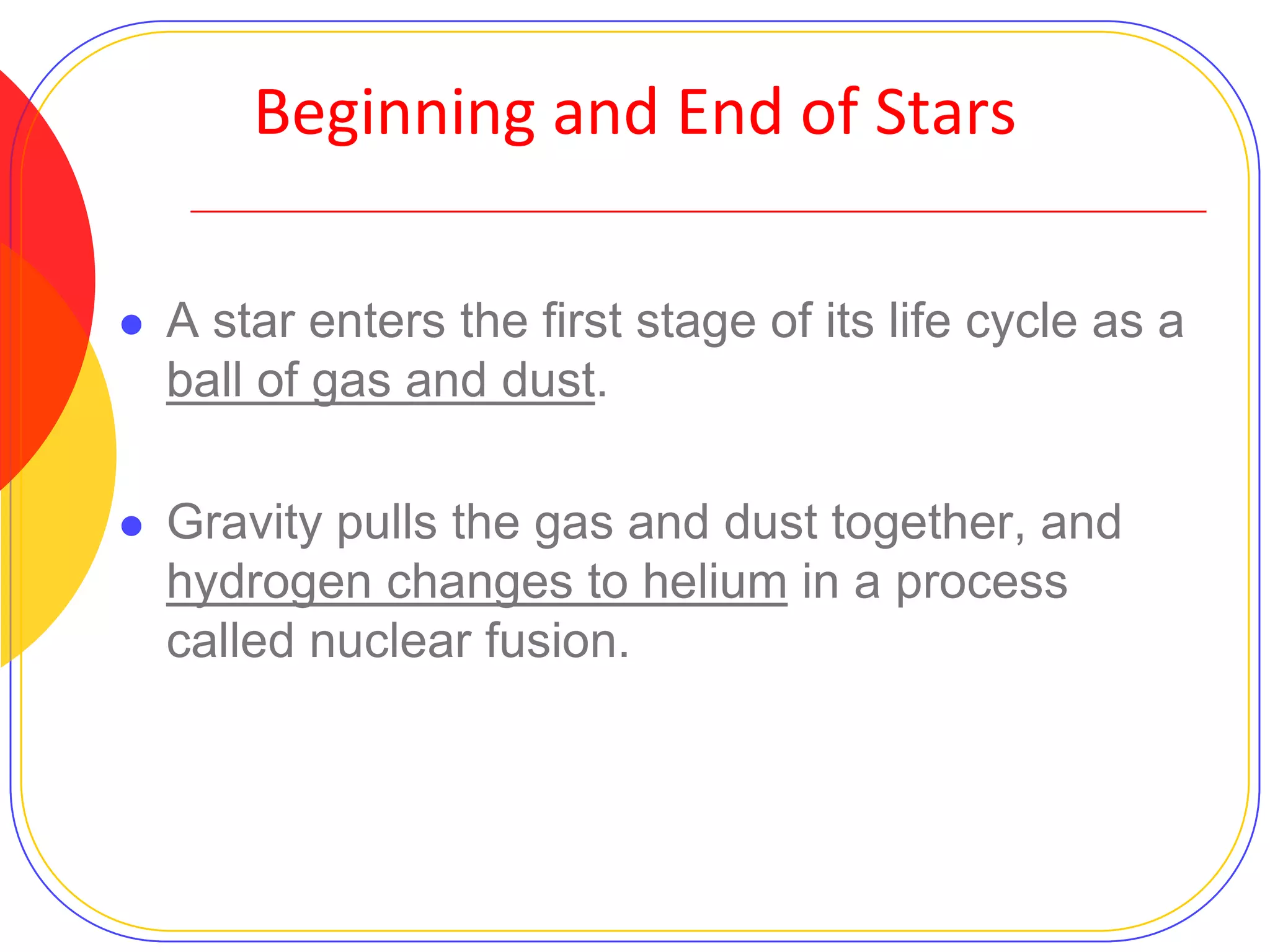 Stars, Galaxies, and the Universe | PPTX