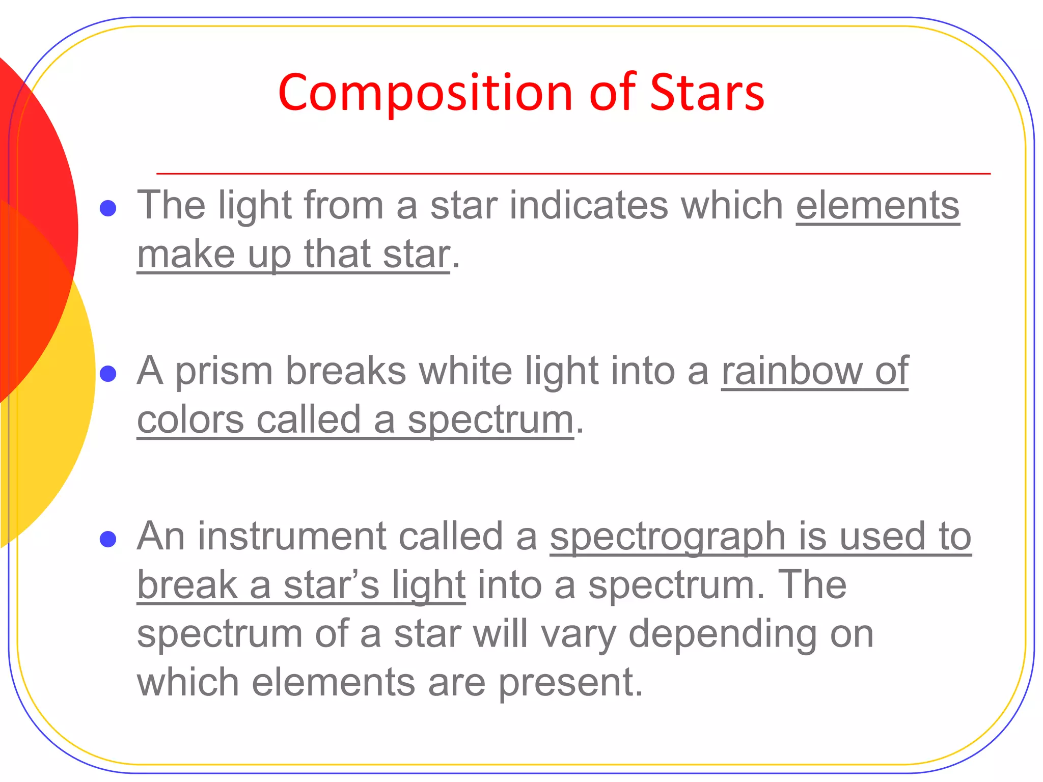 Stars, Galaxies, and the Universe | PPTX