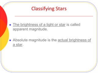 Stars, Galaxies, and the Universe | PPTX