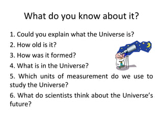 The universe | PPT