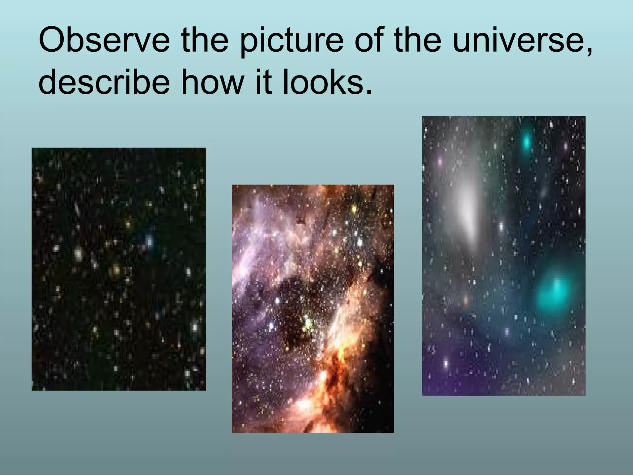 The universe | PPT