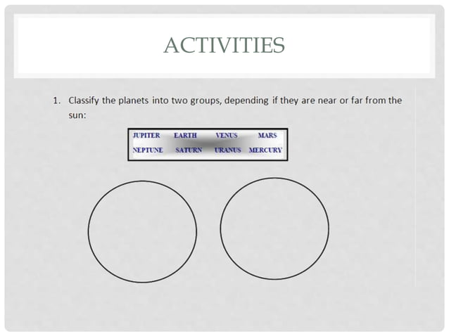 The universe part 1 | PPTX