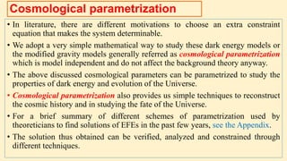 The universe & mathematical cosmology | PPTX