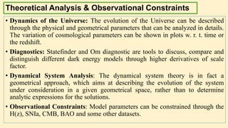 The universe & mathematical cosmology | PPTX