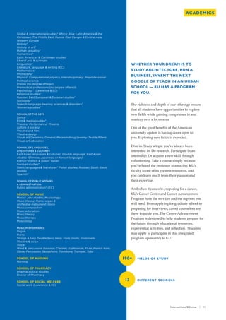 The university of kansas brochure | PDF