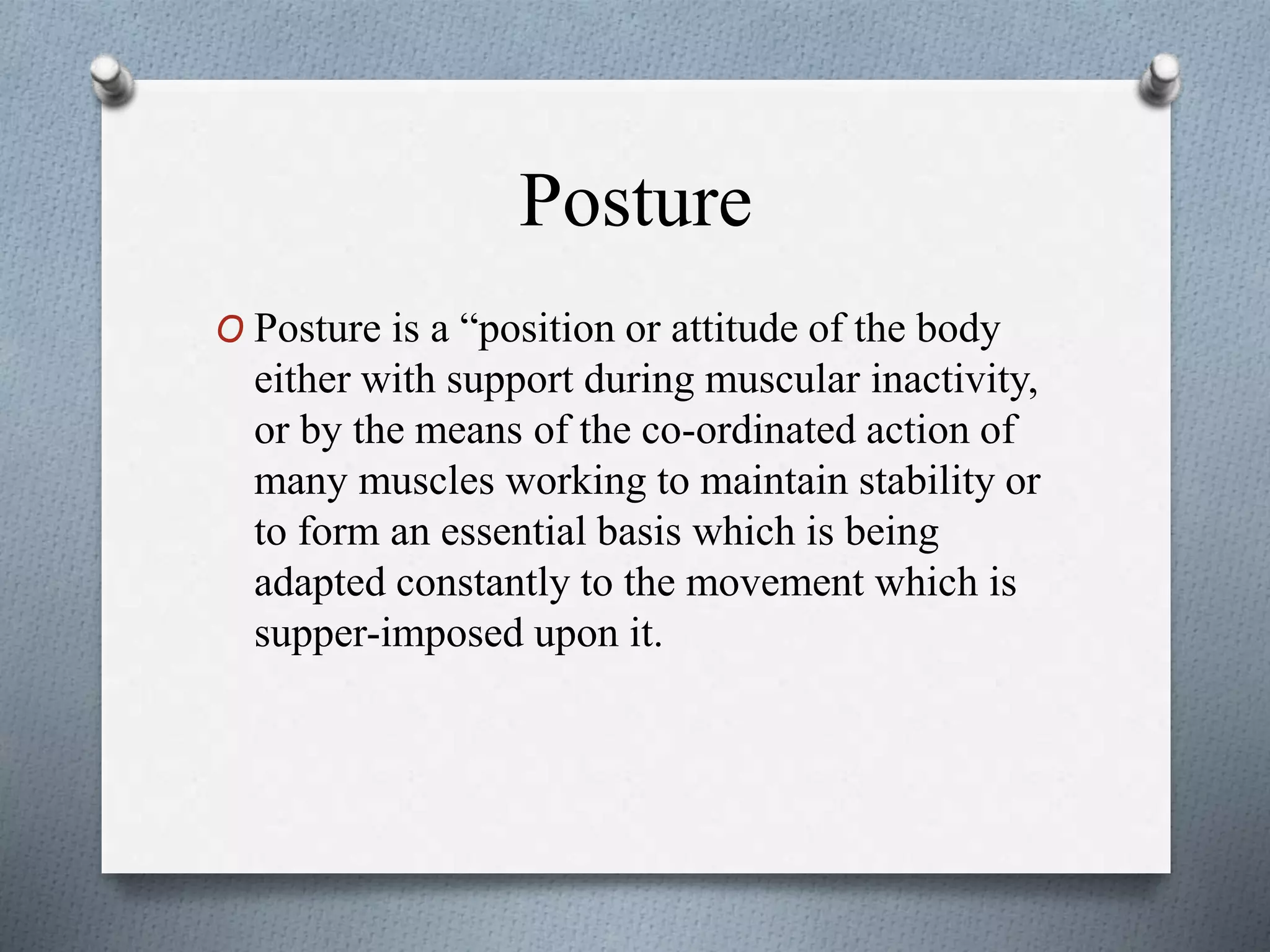 Posture | PPTX