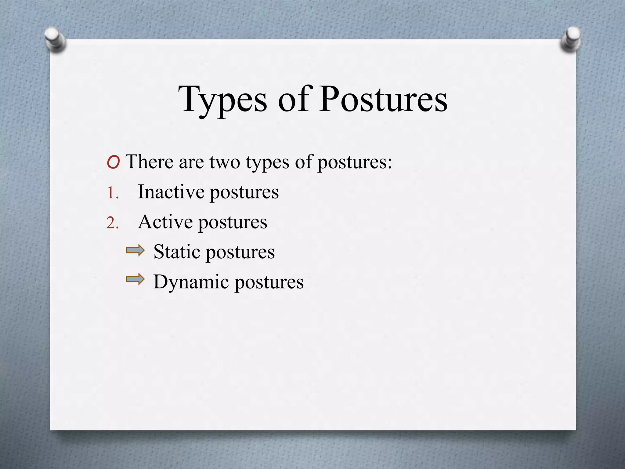 Posture | PPTX