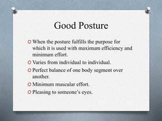 Posture | PPTX