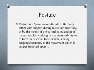 Posture | PPTX