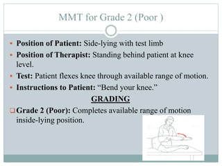 MMT for knee | PPTX