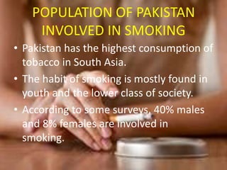 The university of lahore smoking | PPTX