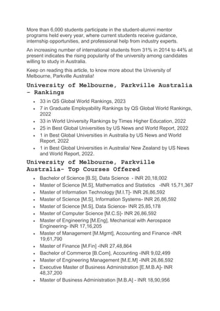 The University of Melbourne.docx