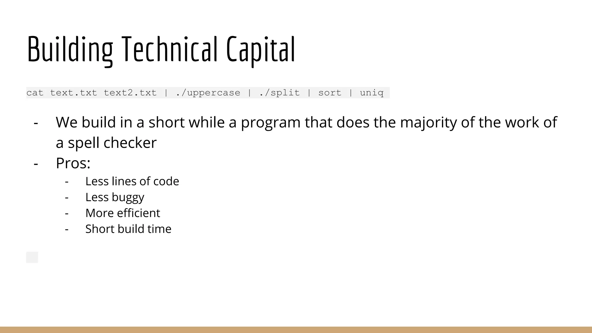 The Unix Philosophy Ppt