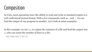 The UNIX philosophy | PPT