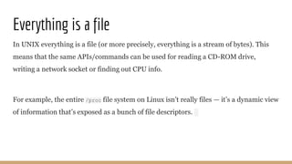 The UNIX philosophy | PPT